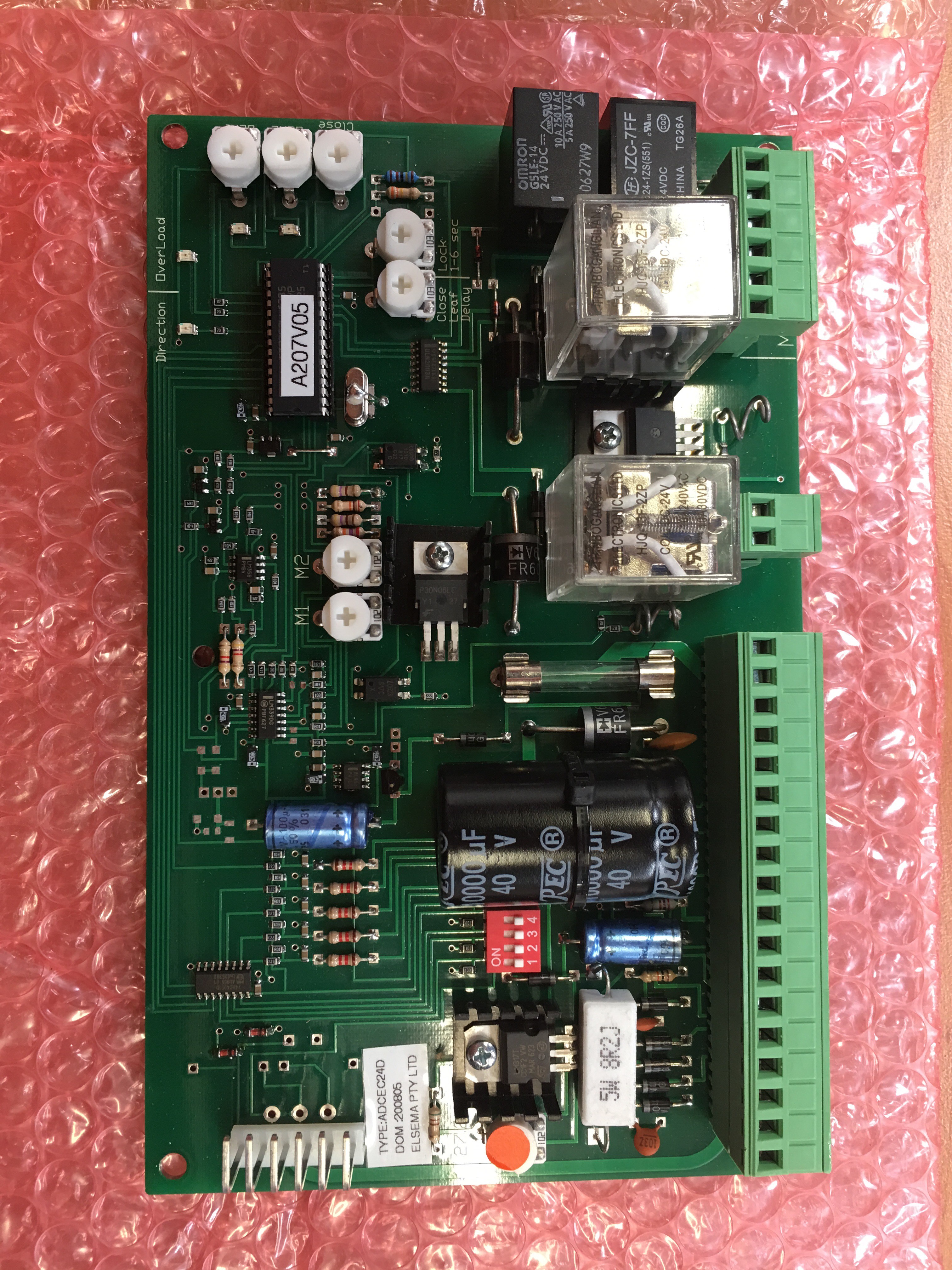 ADCEC24D Logic Control Board Elsema 24volt Double Swing - Gate ...
