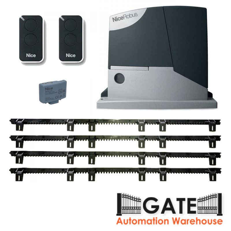 Nice RB400 Sliding Gate Operator Kit - 24 Volt, 400kg. - Gate ...