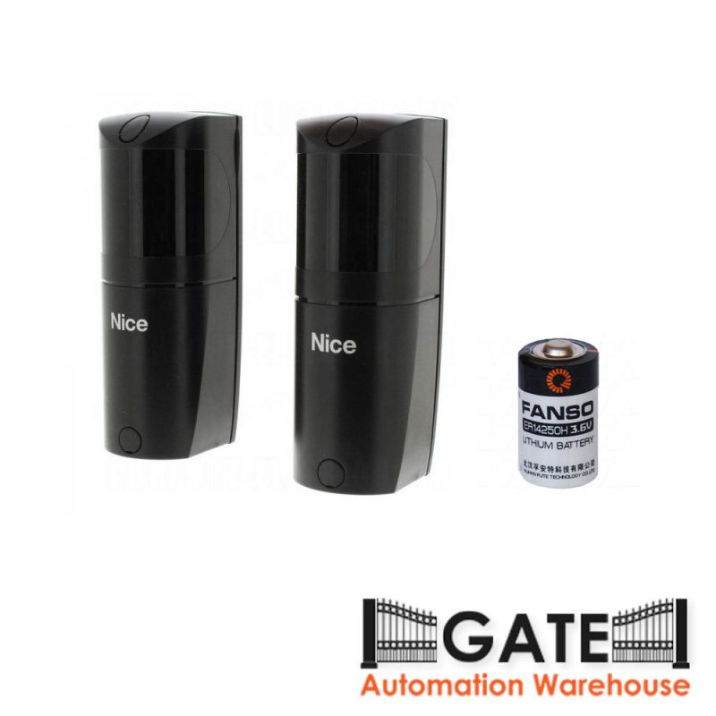 NICE FT210 PHOTOCELL PAIR [Battery Operated TX] - Gate Automation Warehouse