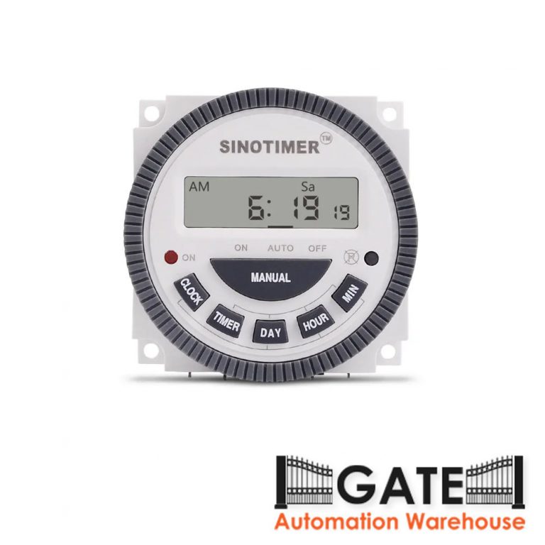 24 Volt / 7 Day Timer - Digital - Gate Automation Warehouse