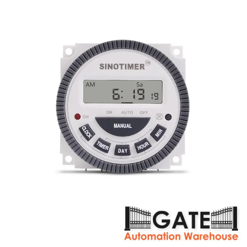 24 Volt / 7 Day Timer - Digital - Gate Automation Warehouse