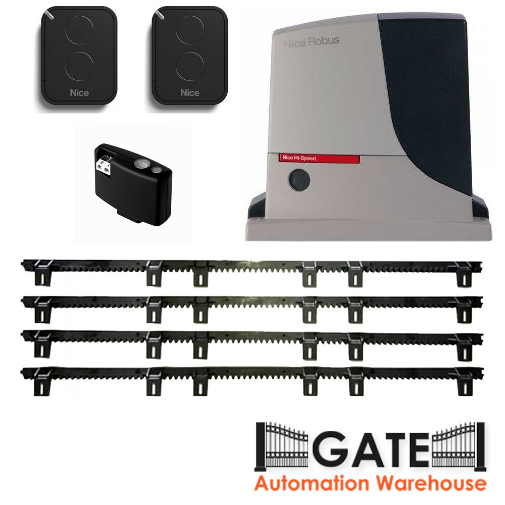 Nice RB500HS Sliding Gate Operator Kit - 24 Volt, 500kg. - Gate ...